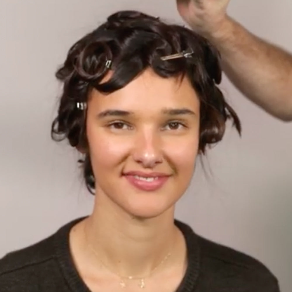 How To - Flat Iron Pin Curl Set Tutorial – fatboyhairpro